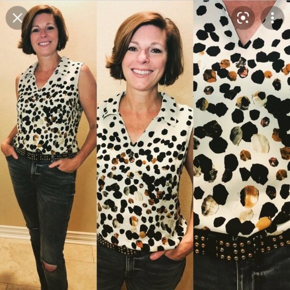 CAbi | Tops | Cabi 3989 Seismic Top Fall 220 Xlarge Euc | Poshmark